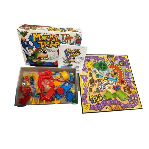 Hasbro | Games | 205 Hasbro Milton Bradley Mouse Trap Board Game ...